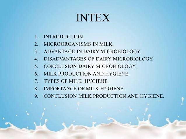 INTRODUCTION TO DAIRY MICROBIOLOGY MILK PRODUCTION AND HYGIENE | PDF
