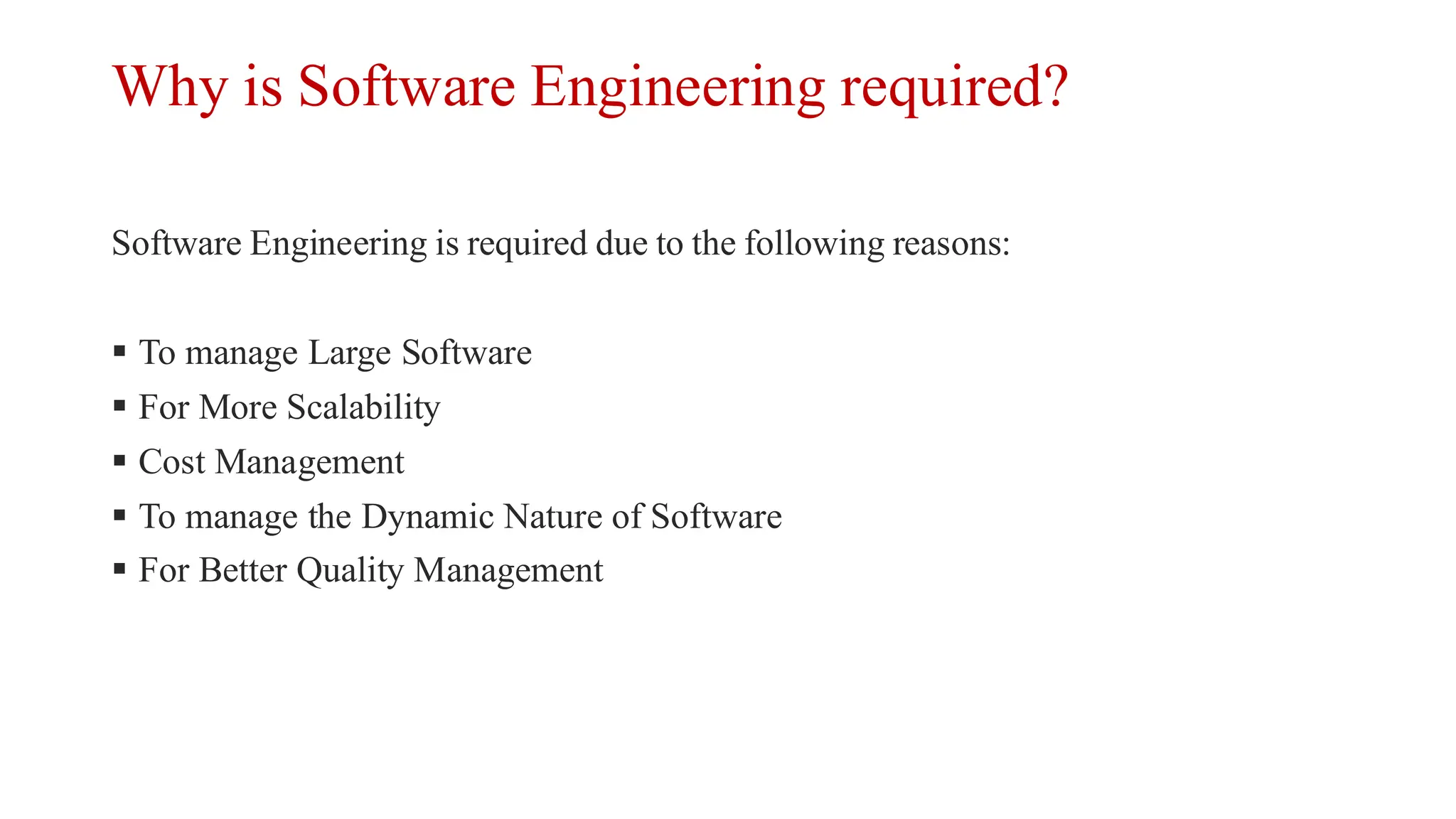 Software engineering Definition, Required and characteristics and ...