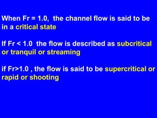 Flow through channels in fluid mechanics | PDF