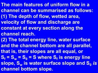 Flow through channels in fluid mechanics | PDF