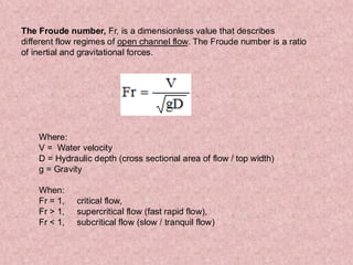 Specific energy-critical depth in fluid mechanics | PDF