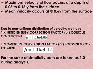Specific energy-critical depth in fluid mechanics | PDF