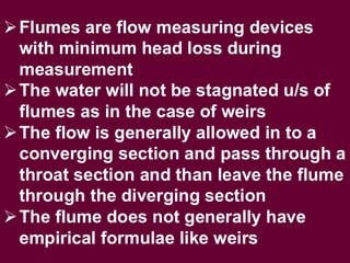 Flow measurement in rivers and streams float method | PDF