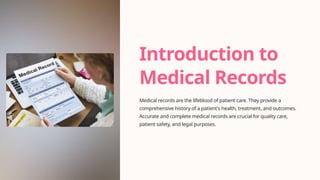 Disposal of Medical records and the way they can be stored | PPTX