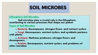 Lithosphere and its types slideshare/ ppt | PDF