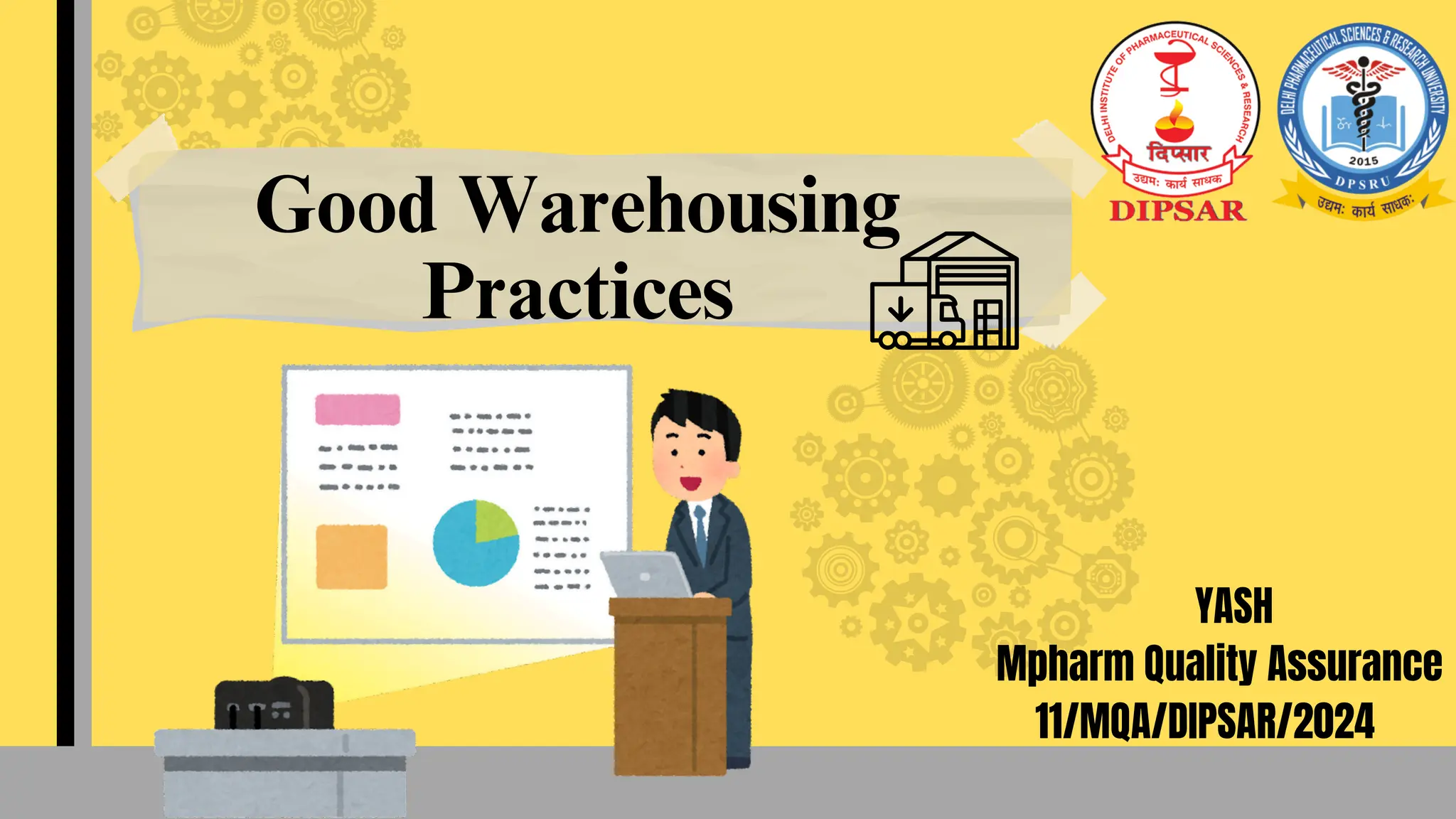 Good Warehouse Practices by WHO and standard Guidlines | PPT