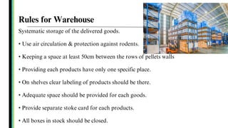 Good Warehouse Practices by WHO and standard Guidlines | PDF