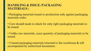 Good Warehouse Practices by WHO and standard Guidlines | PDF