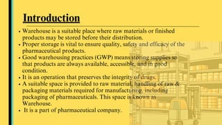 Good Warehouse Practices by WHO and standard Guidlines | PDF