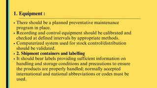 Good Warehouse Practices by WHO and standard Guidlines | PDF