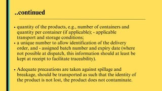 Good Warehouse Practices by WHO and standard Guidlines | PDF