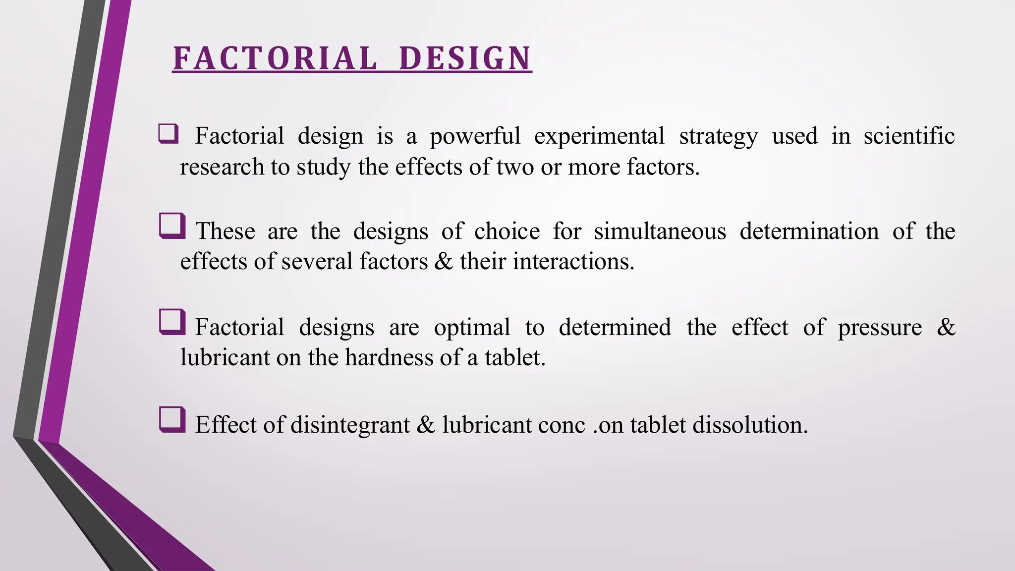STATISTICAL DESIGN, RESPONSE SURFACE METHOD, CONTOUR DESIGN & FACTORIAL DESIGN..pdf