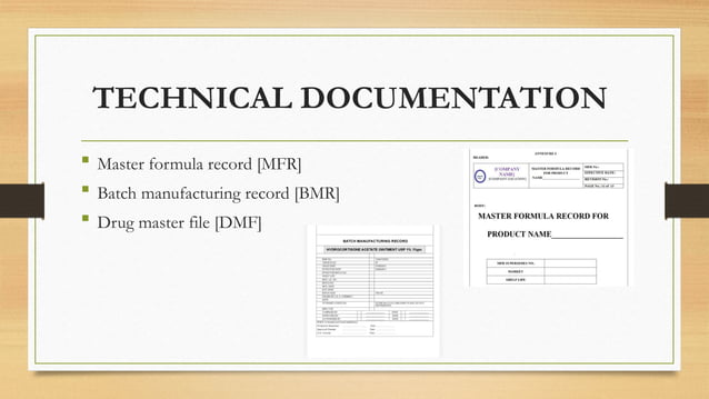 Documentation of pharmaceutical industry | PPT