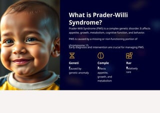 An over view of PRADER WILLI SYNDROME in children | PPTX