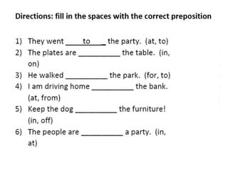 Conjunction and preposition practice to improve your knowledge | PPT