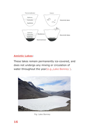 Wetland and Lake Management ~ Classification of Lakes | PDF