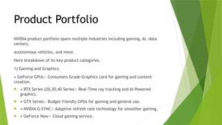 The NVIDIA company introduction and it's analysis | PPTX