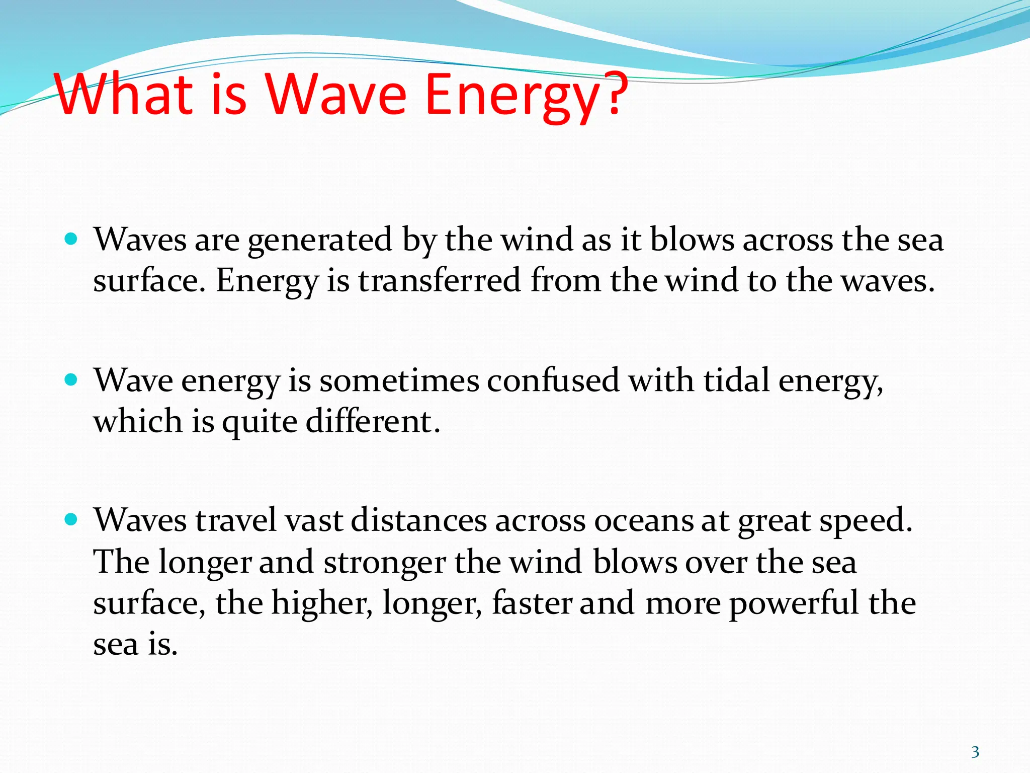 Seminar on wave energy presentation ppt. | PDF