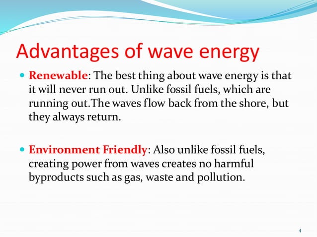 Seminar on wave energy presentation ppt. | PDF
