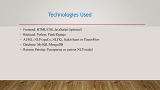 Ai resume analysis automatic ai analyzer | PPTX