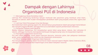 Organisasi Islam di Indonesia (Persatuan Umat Islam/PUI) | PPT