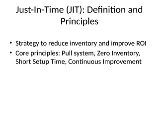 Lean manufacturing tools in manufacturing | PPTX