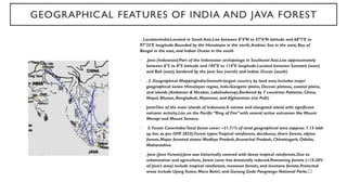 SST presentation India and Java forestyi | PPTX