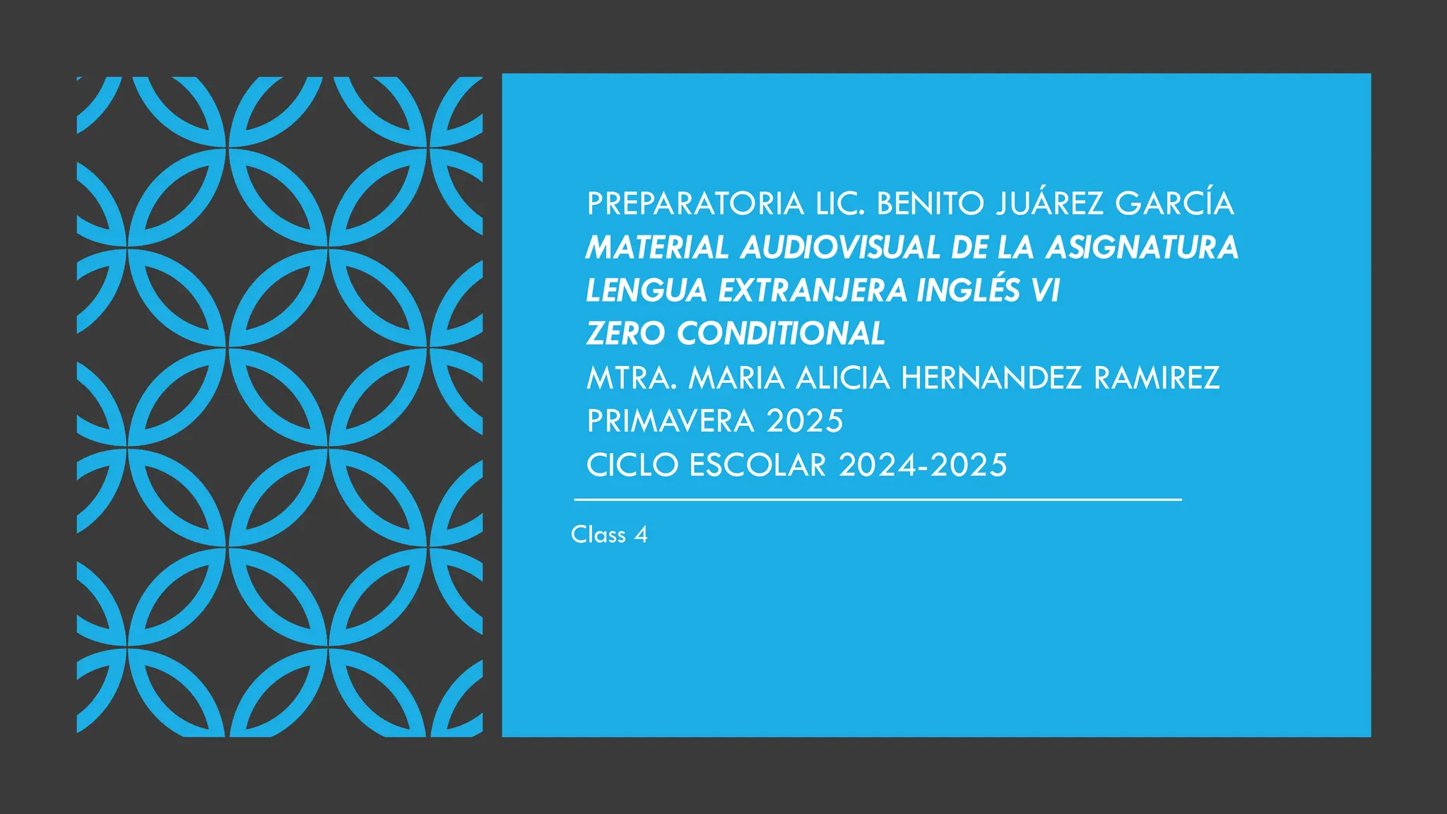 CLASS ZERO CONDITIONAL PRESENTATIOOOOOOOON | PPT