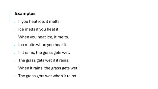 CLASS ZERO CONDITIONAL PRESENTATIOOOOOOOON | PPT