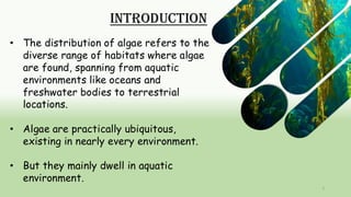 Distribution of algae and it's habitat.pdf