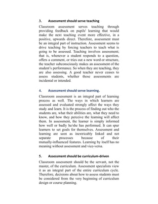 Educational assessment course: Assessment, Evaluation and Measurements ...
