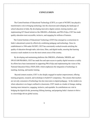 Education Technology - NCERT- ONLINE ASSIGNMENT | PDF