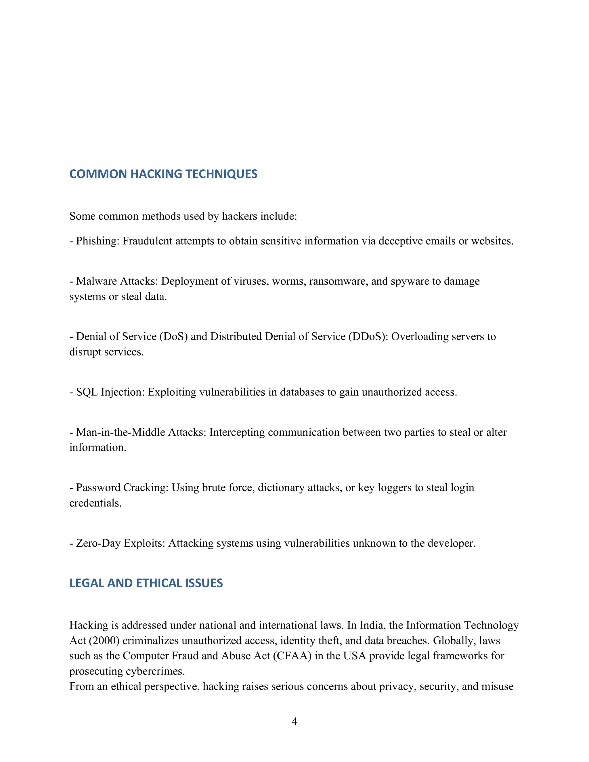Cyber Hacking- technology and communication in education | PDF
