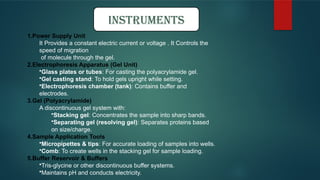 Disc gel electrophoresis introduction history principle types ...