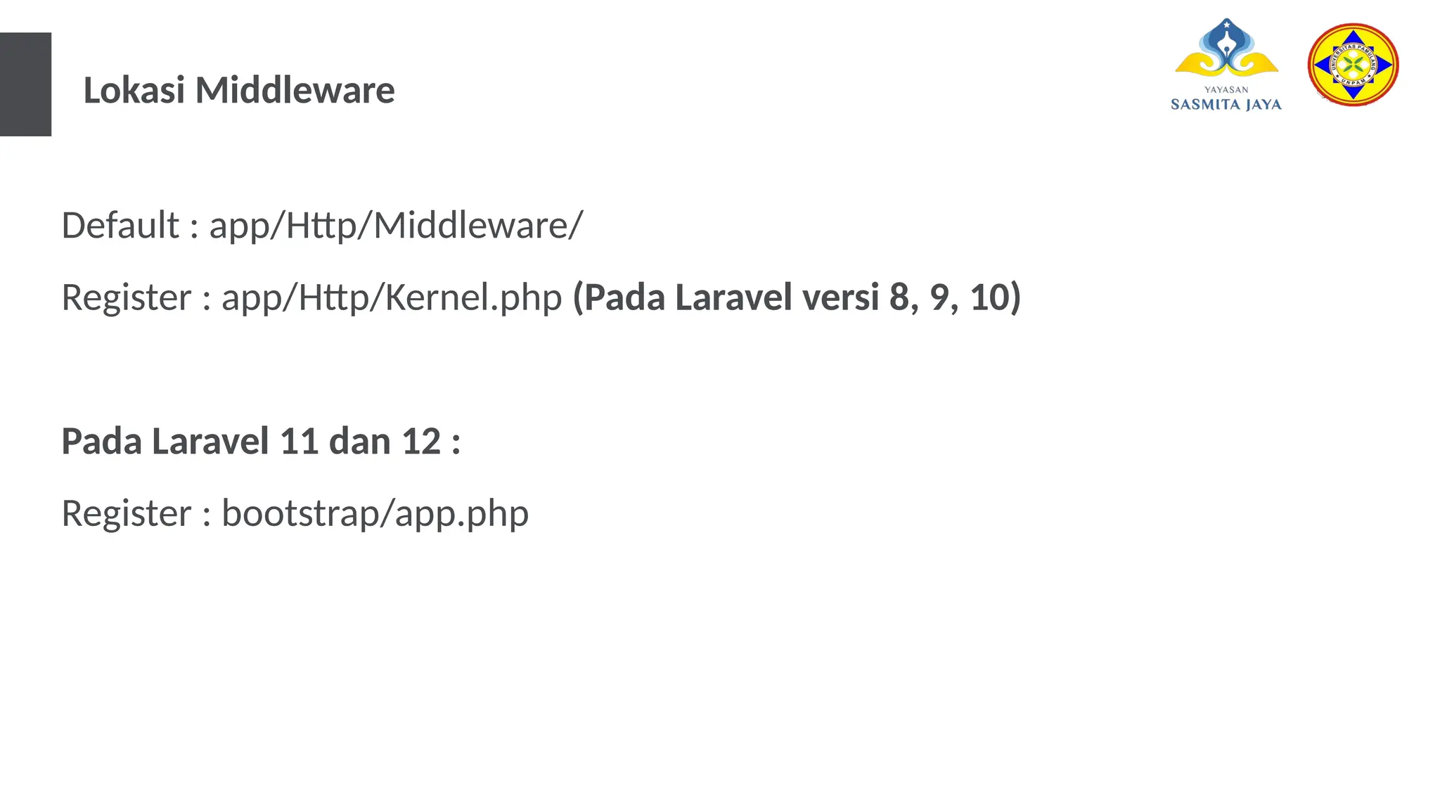 ppt membuat website menggunkan Laravel, penggunaan laravel | PPTX