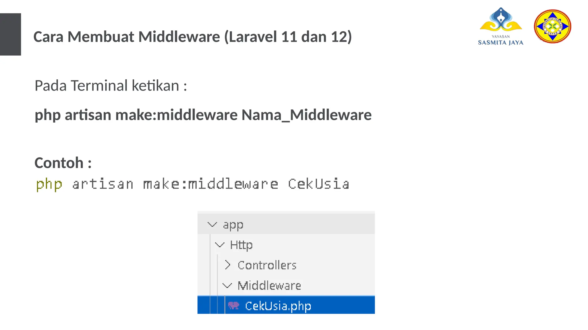 ppt membuat website menggunkan Laravel, penggunaan laravel | PPTX
