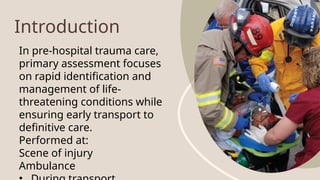Trauma Management for Nurses and Paramedics | PPTX
