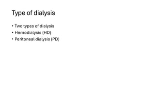 Dialysis: Types, Advantages and Disadvantages | PDF