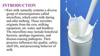 Dairy microbiology - Microflora of Raw milk | PDF