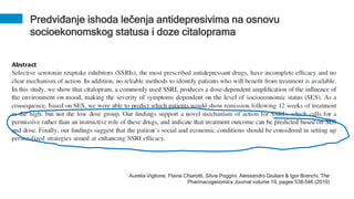 Mehanizam dejstva antidepresiva | PPTX