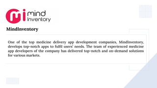 Top 10 Medicine Delivery App Development Companies in India | PDF | Computer Software and ...