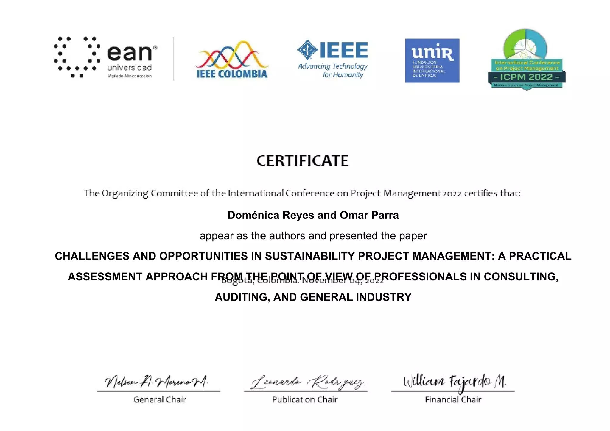 IEEE Xplore certification ICPM | PPT