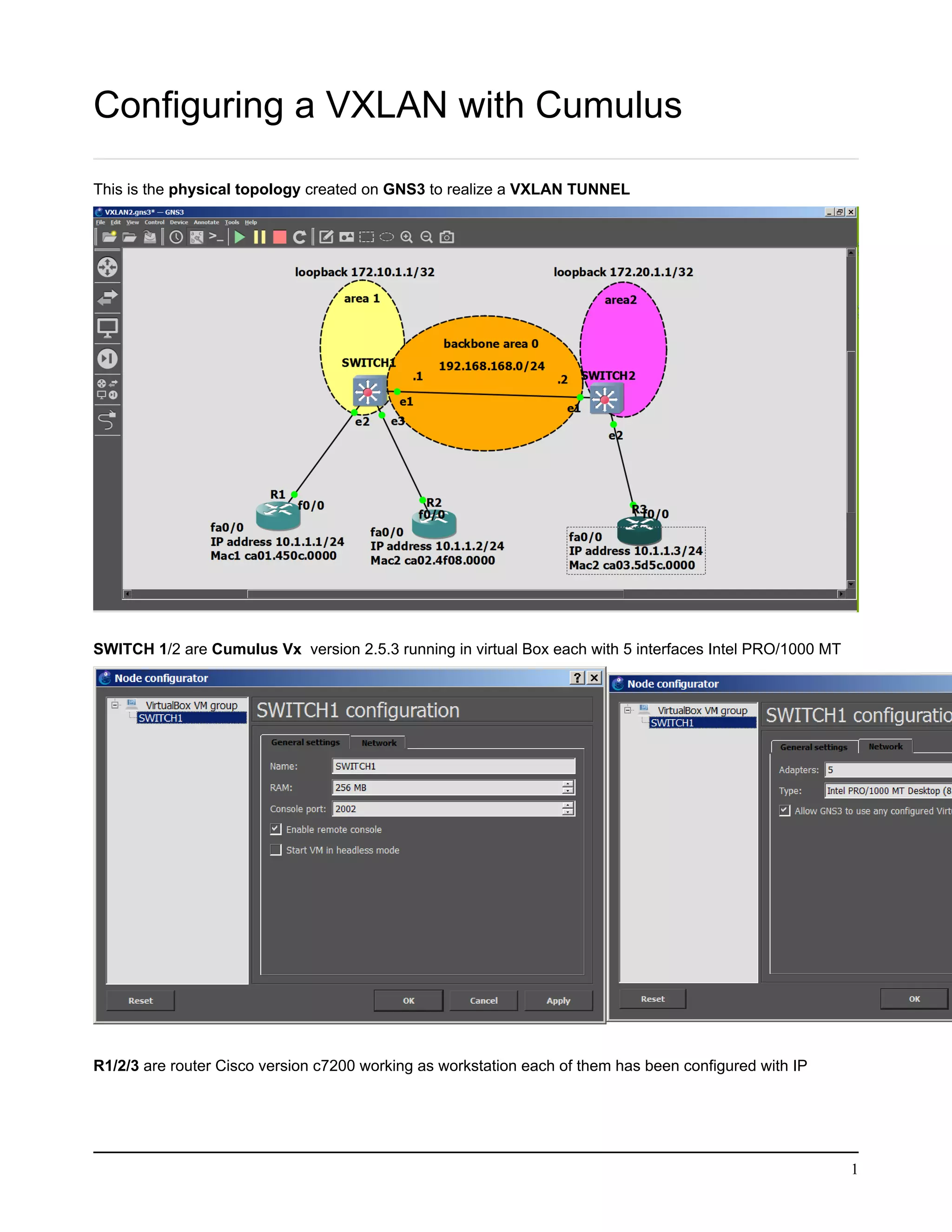 VXLAN with Cumulus | PDF