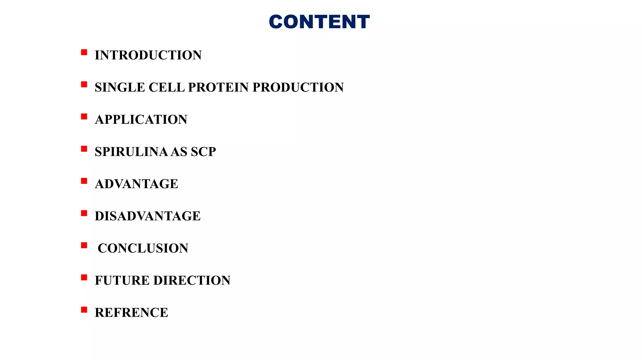 SINGLE CELL PROTEIN | PPTX