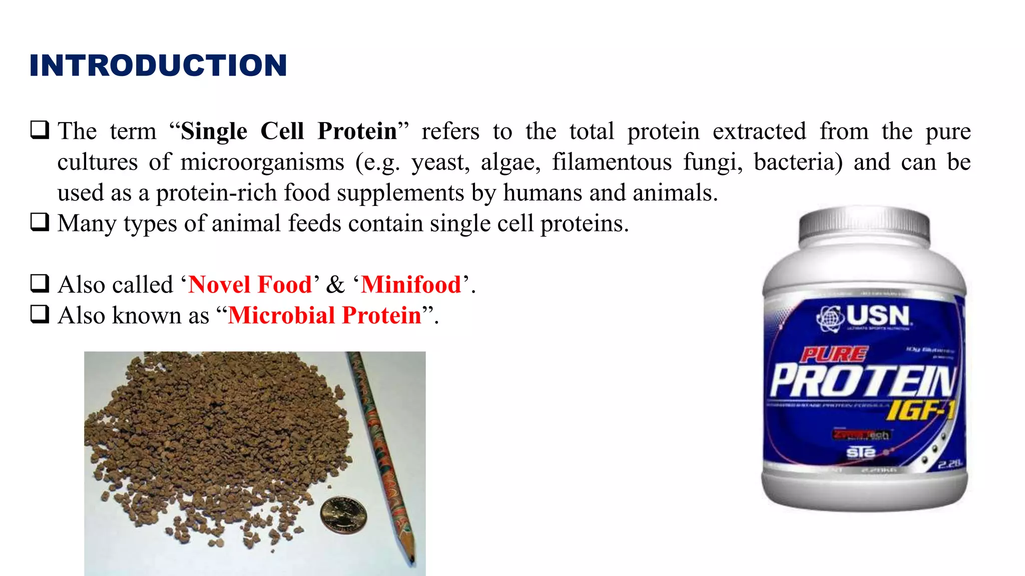 SINGLE CELL PROTEIN | PPTX