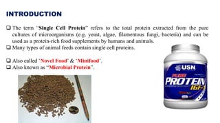 SINGLE CELL PROTEIN | PPTX