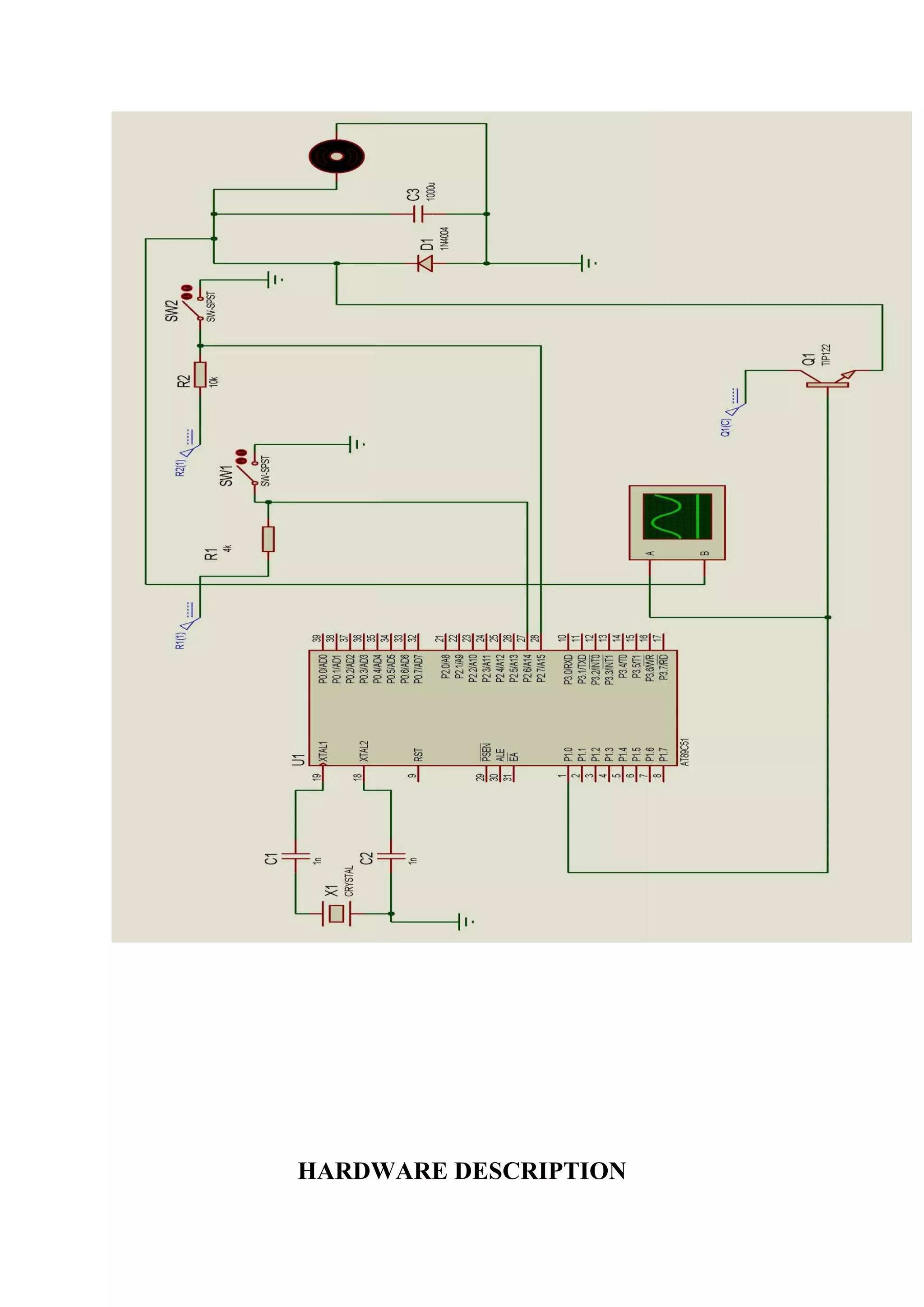 Doc speed control of a dc motor using micro controller 8051 | PDF