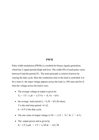 Doc speed control of a dc motor using micro controller 8051 | PDF
