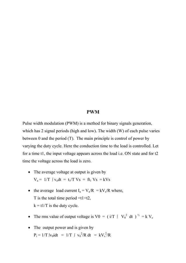 Doc speed control of a dc motor using micro controller 8051 | PDF
