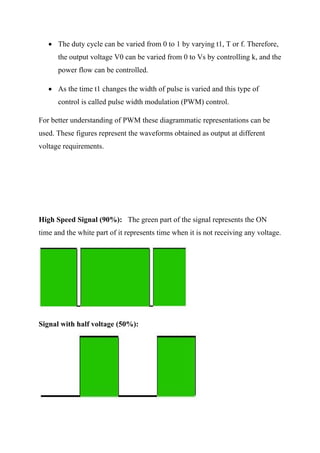 Doc speed control of a dc motor using micro controller 8051 | PDF